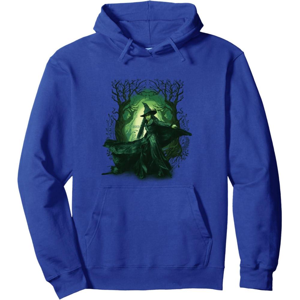 Wicked: For Good Elphaba Twirl in the Forest Pullover Hoodie(Royal Blue ...